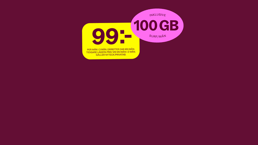 Mobilabonnemang, mobiltelefoner och bredband | Hallon